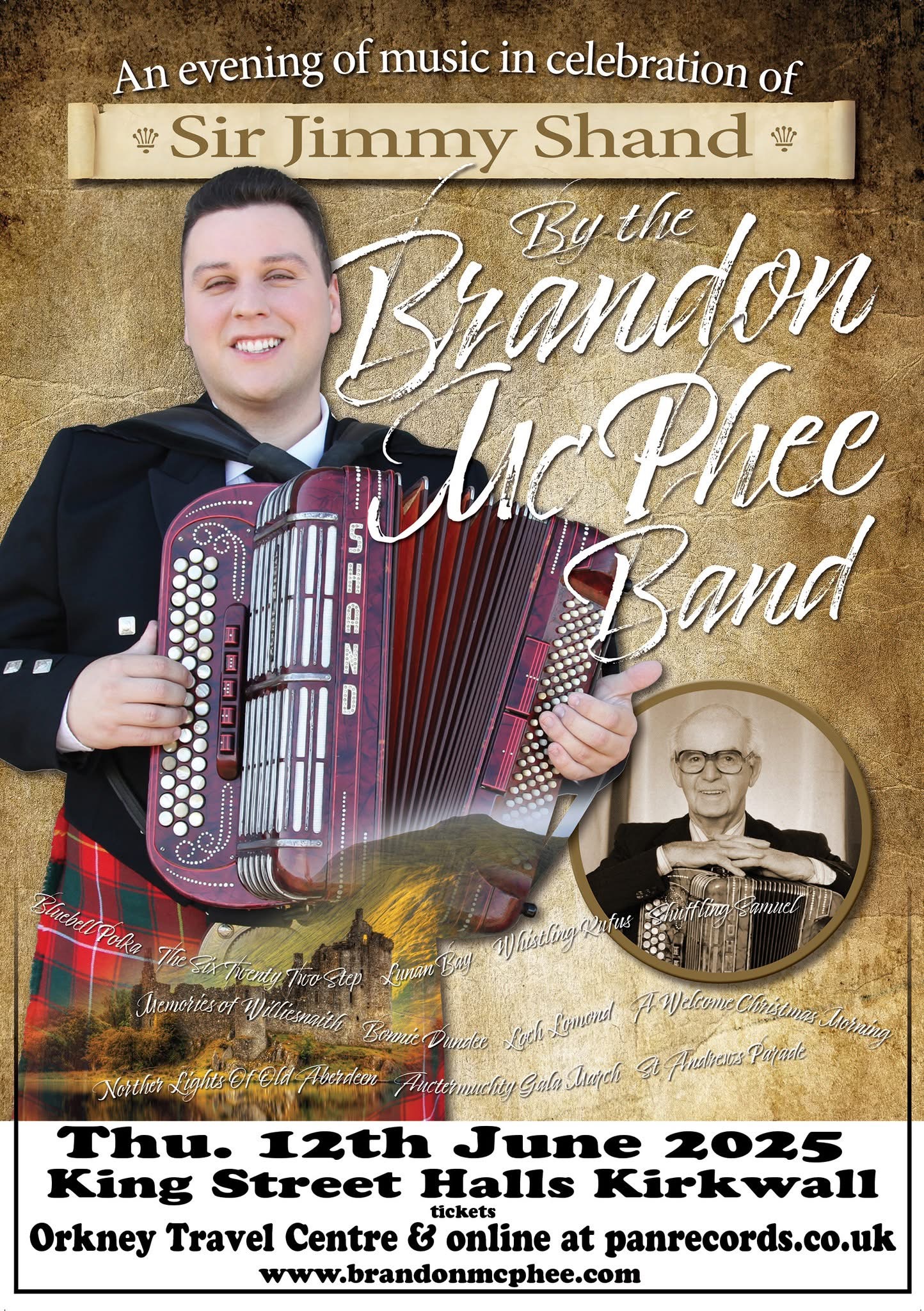 Brandon McPhee - Tour Dates